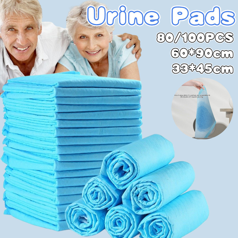 【COD】80/100PCS Underpads for Adults Super Absorbent Pee Pad Disposable ...