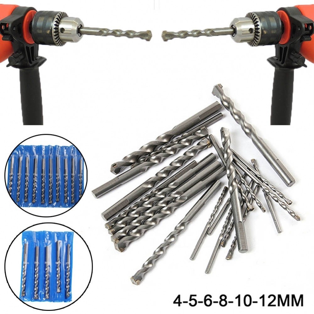 Drill Bit Concrete Hole Masonry Plastic Tungsten Wall Wood Workshop ...