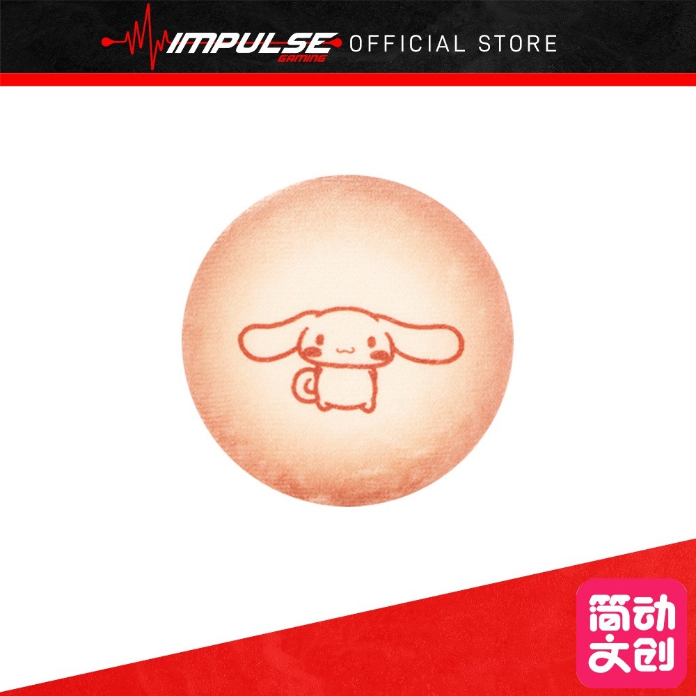 Jandoon Sanrio Characters Plush Badge - Jump Series [Blind Box / Full ...