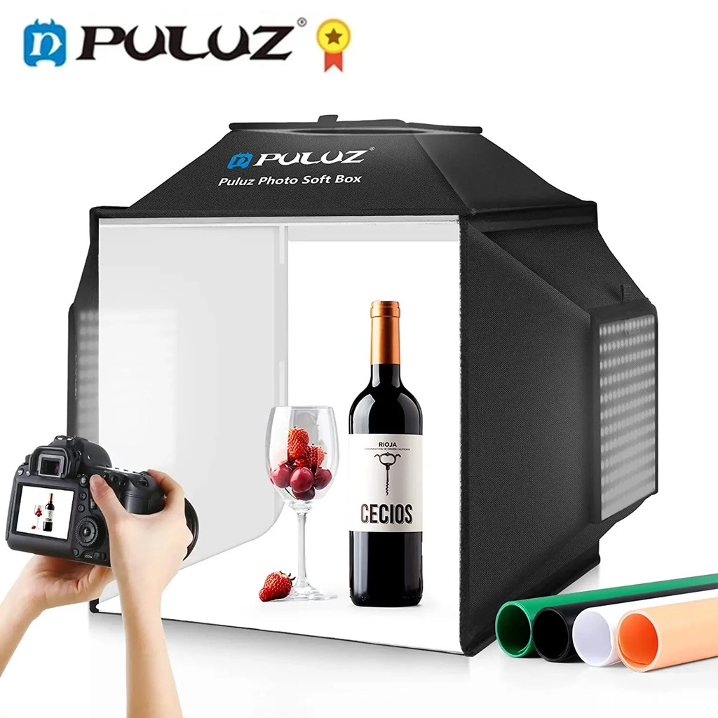 Puluz 40cm Professional Photography Lightbox 72W LED Photo Studio ...