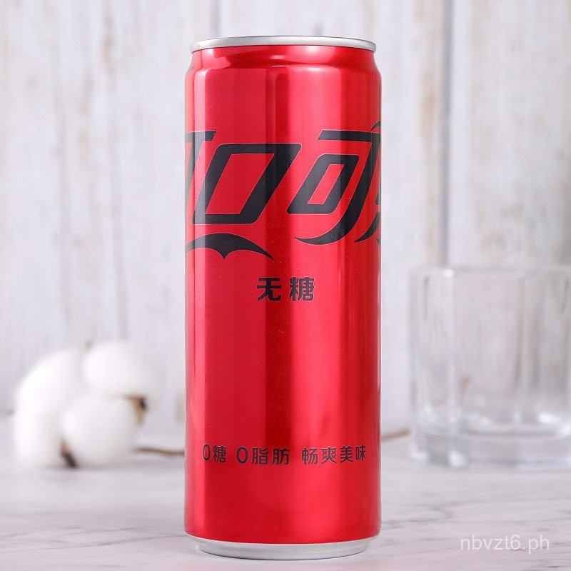 Coke Zero Sugar-Free Cola Soda330ml*24Can Carbonated Drinks Genuine New ...