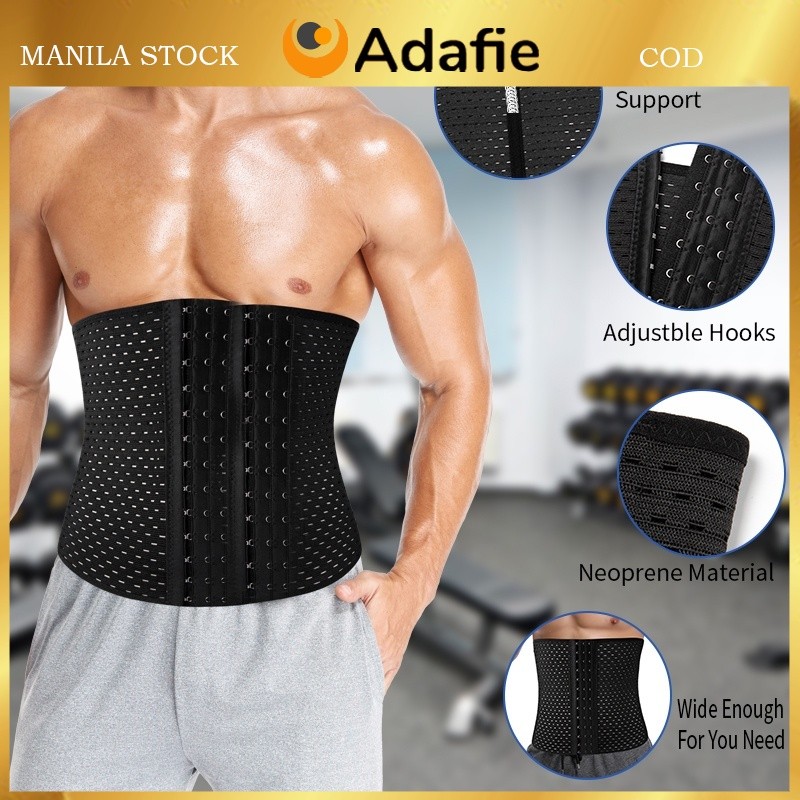 Men Slimming Body Shaper Waist Male Body Shaper Belt | Shopee Philippines