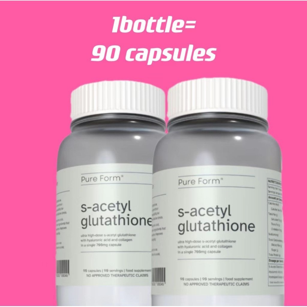 1000%original Pure Form S-Acetyl Glutathione | 90 Capsules with ...