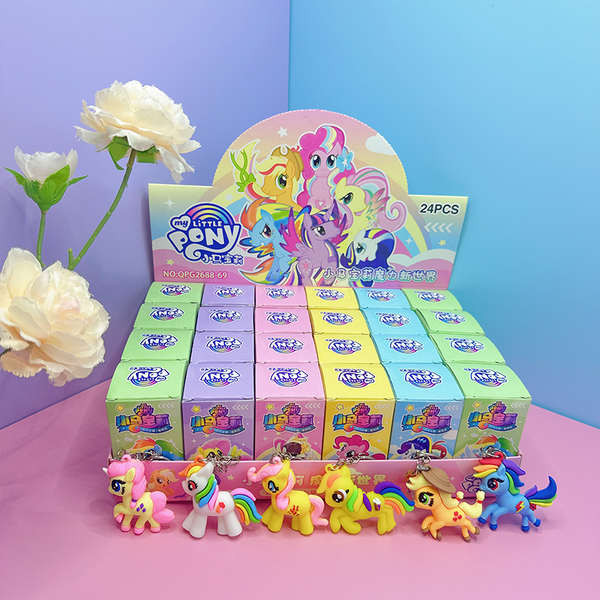 blind bag New Pony Polly Blind Box Doll Hand-made Pendant Cute Hole ...