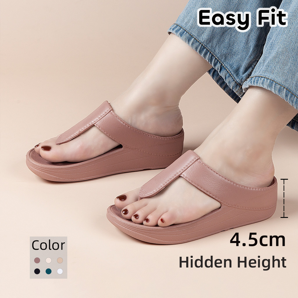 Easyfit Wedge Flip Flops for Women 4.5cm FeatherLight Sandals EVA ...