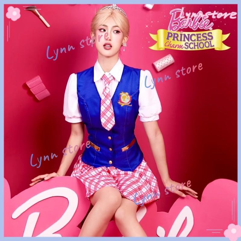DELANCY DEVIN School Uniforms Cosplay Costume Barbie Cosplay Dress Uniforms Set Carnival Cosplay ...