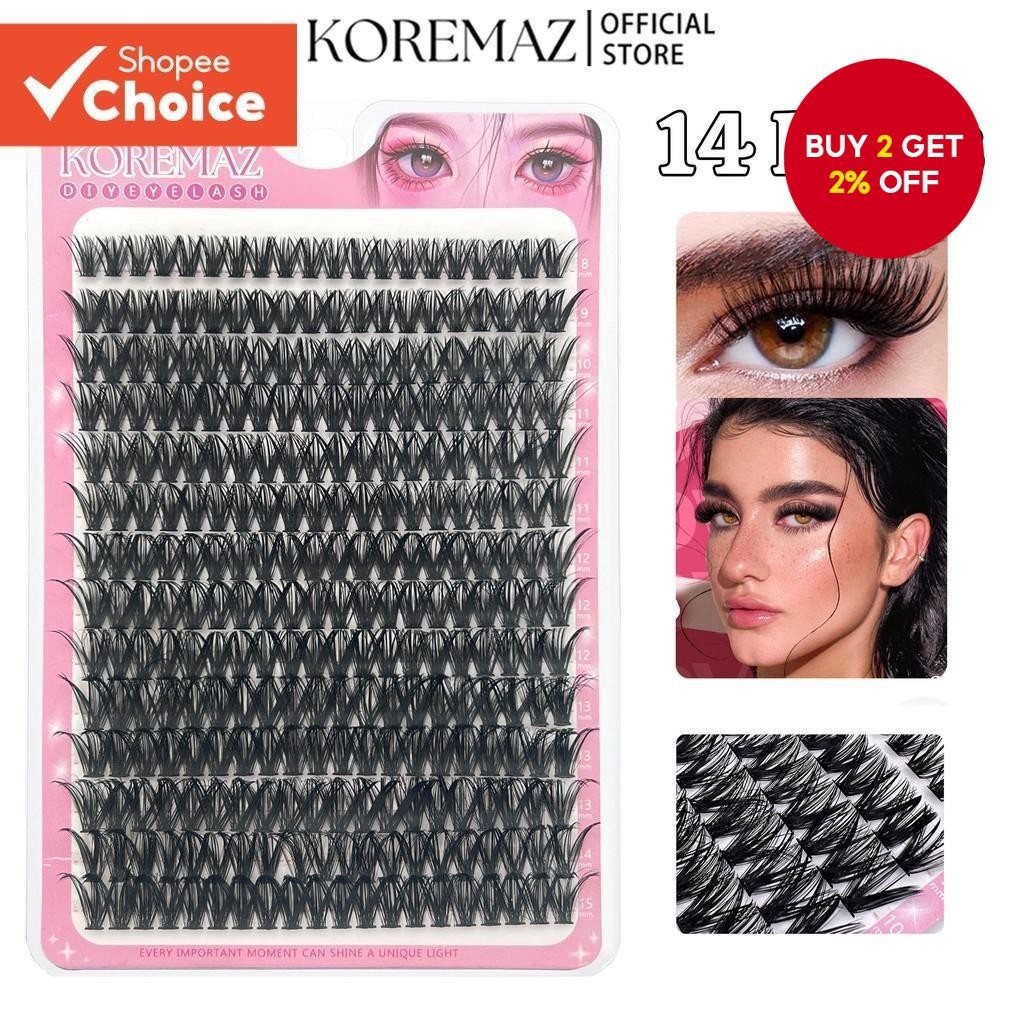 Koremaz 14 Rows (280 Pieces) False Eyelashes 30D 40D 50D 60D C/D Curling 8-15Mm Mixed Eyelashes ...