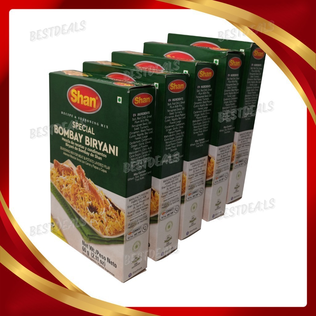6 Packs Shan Special Bombay Biryani Recipe & Seasoning mix | Shopee ...