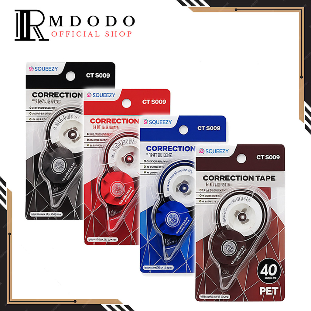 Rmdodo - Correction Tape 40M Tip Ex Paper/ Tip X Correction Pen CT-SQ09 ...