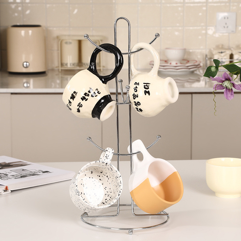 Mug Holder, Countertop Simple Stainless Steel Cup Holder, Household ...