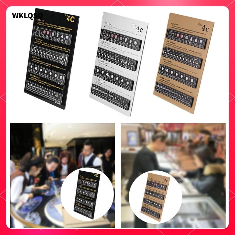 [wklqsq] Diamond Grading Board 4C Display Board for Reference Testing ...