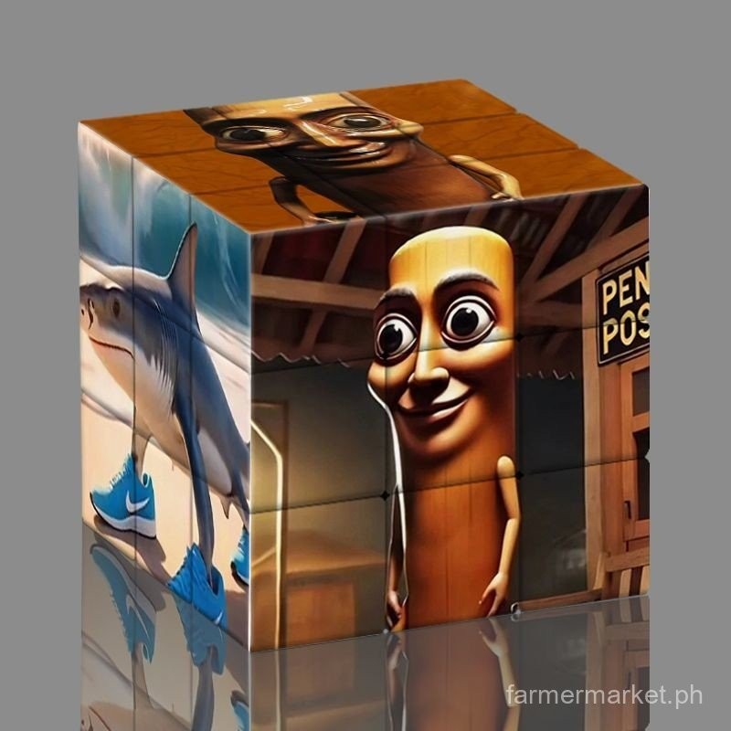 Student 3x3 Magic Cube Tung Tung Sahur Stick Figure Shark Children's ...