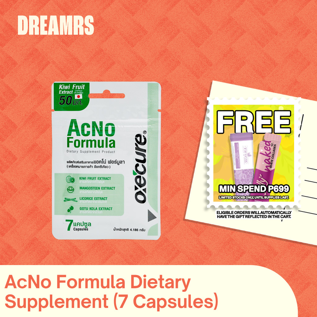OXECURE AcNo Formula 7 Capsules (DREAMRS) | Shopee Philippines
