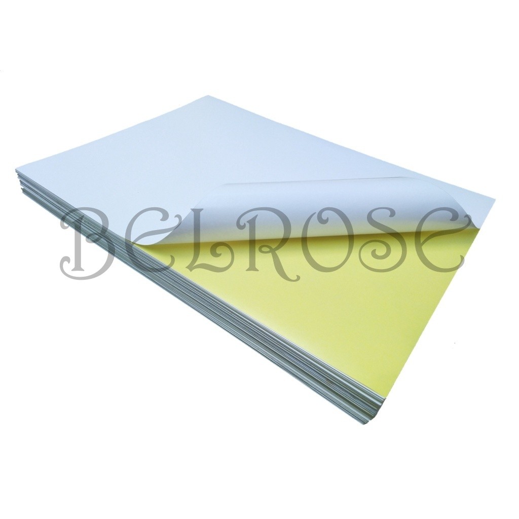 A4 Chromo Sticker, 50 sheets A4 Glossy Sticker Paper, GLOSSY ...