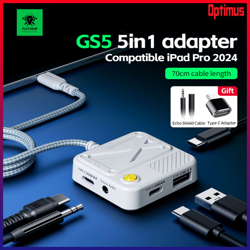 Optimus Depot Plextone GS5 5 In 1 USB3.0 Gaming Audio And 60W Charging ...