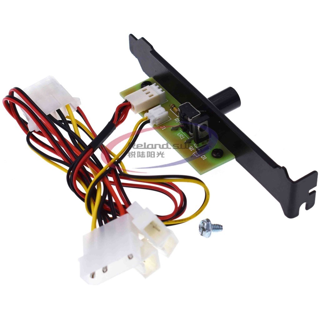 3 Channels PC Cooler Cooling Fan Speed Controller for CPU Case HDD VGA ...