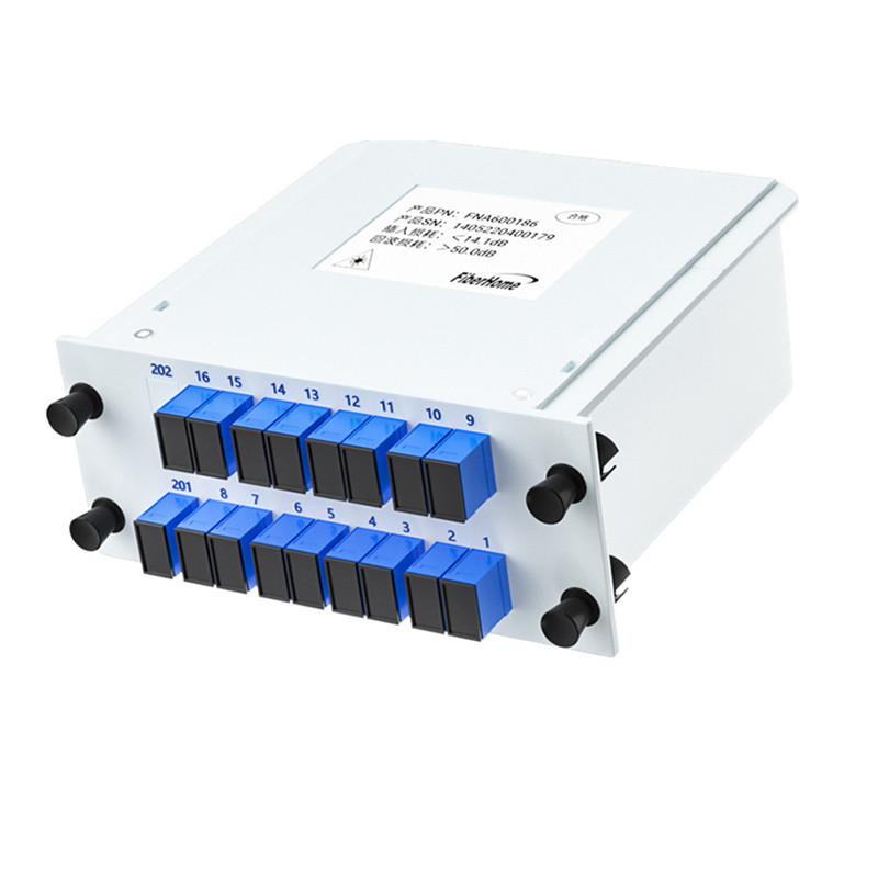 Optical Fiber Splitter FTTH PLC Splitter Box 1-2 1-4 1-8 1-16 SC UPC ...
