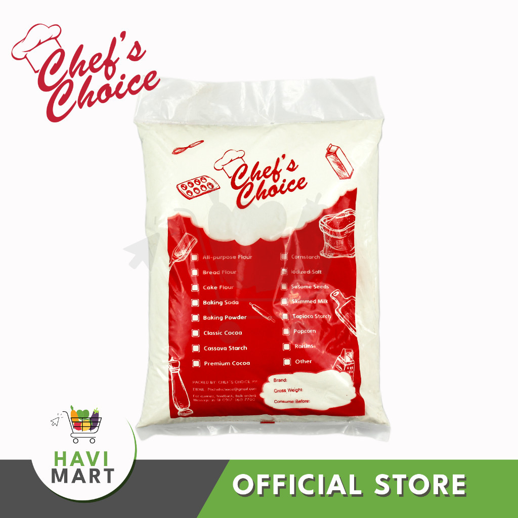 BREAD FLOUR 250G 500G 1KG (Chef's Choice Baking, Cooking & Frying) HAVI ...