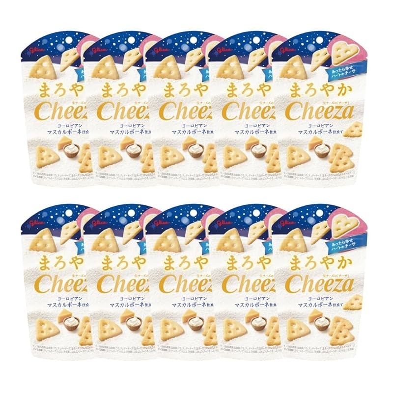 Glico Cheesezza Mascarpone Snack (Winter Limited) 40g x 10 Pieces | Shopee Philippines