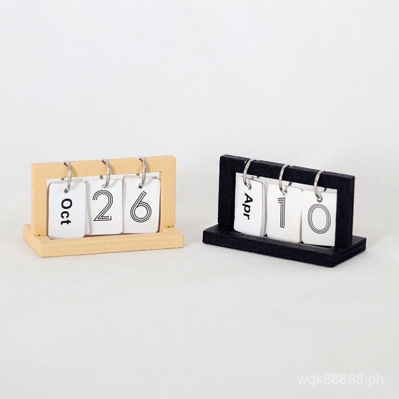 Simulation Mini Miniature Desk Calendar Flip Calendar Creative Bedroom ...