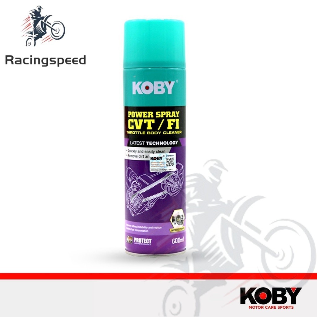 Original Koby Power Spray Cvt Fi Throtte Body Cleaner 450ml/600ml ...