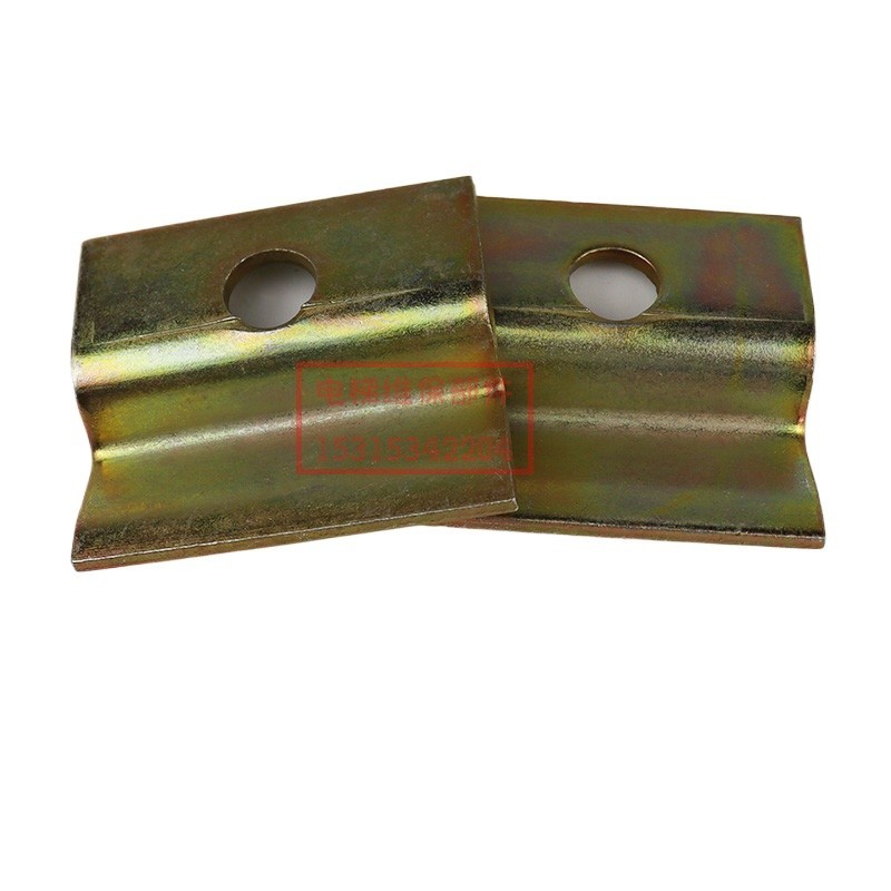 Elevator guide rail pressure guide plate main and auxiliary rail ...