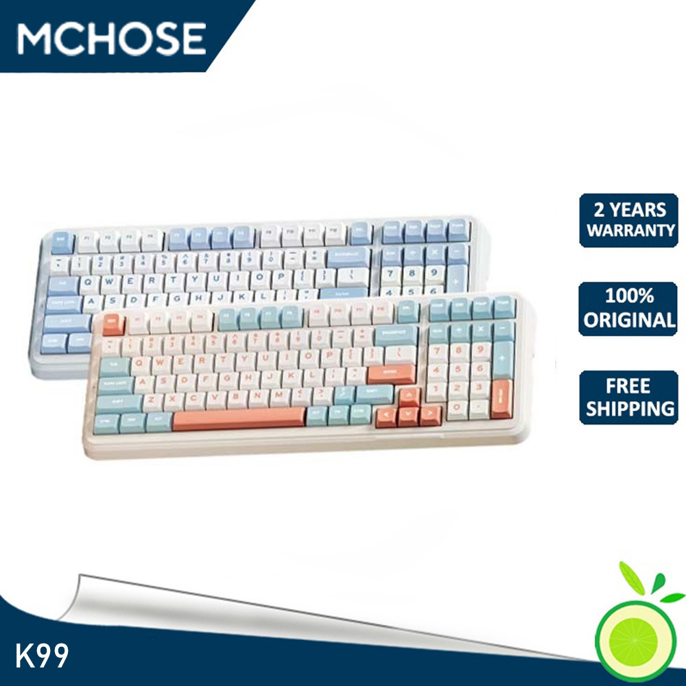 MCHOSE K99 Customized mechanical keyboard Wireless Bluetooth three mode ...