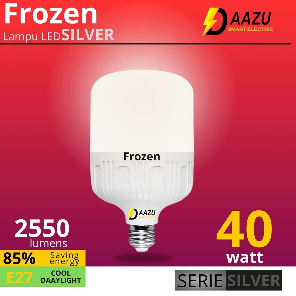 PUTIH CAHAYA Frozen LED Bulb 5 10 15 20 30 40 Wat 5w 10w 15w 20w 30w ...