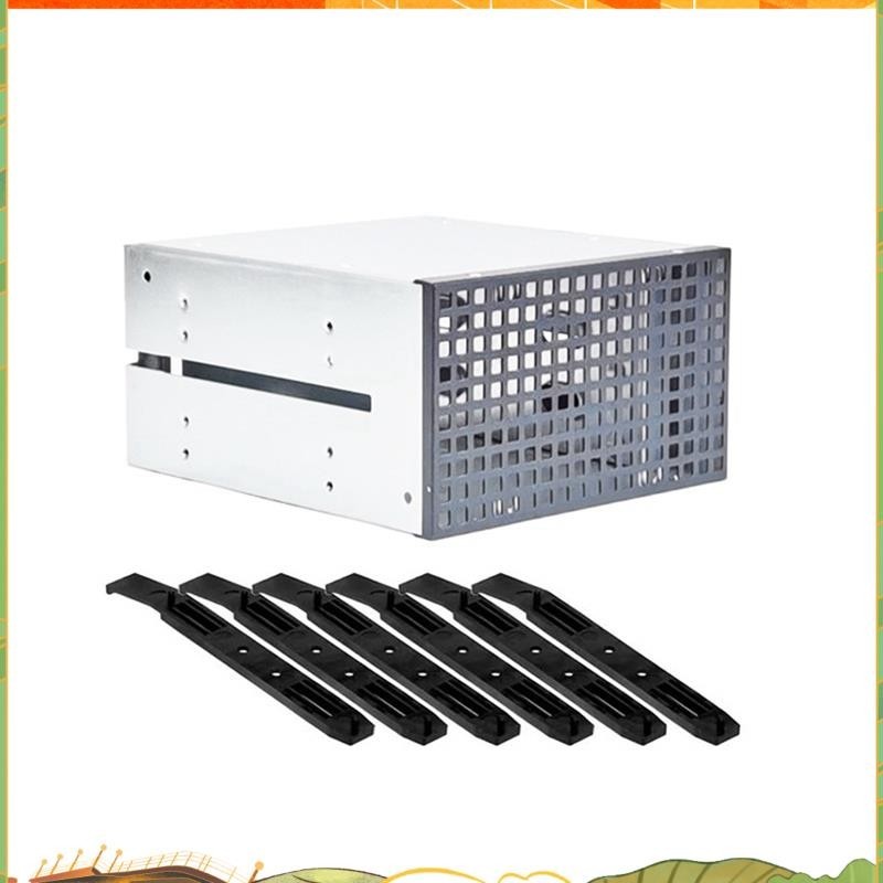 3-Bay Hard Drive Cage Rack 2xOptical Drive Space to 3x3.5 Inch Hard ...