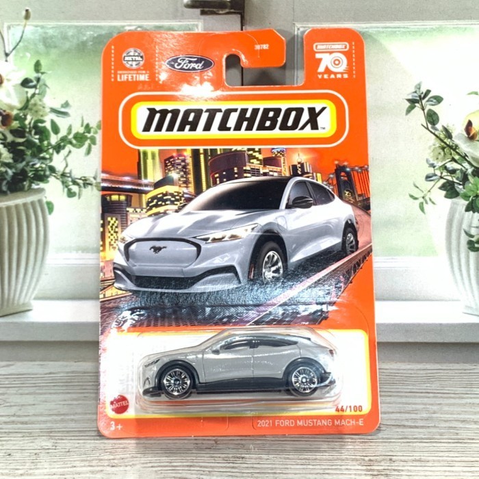 Matchbox 2021 FORD MUSTANG MACH-E Gray 70 YEARS DIECAST MATCH BOX ...