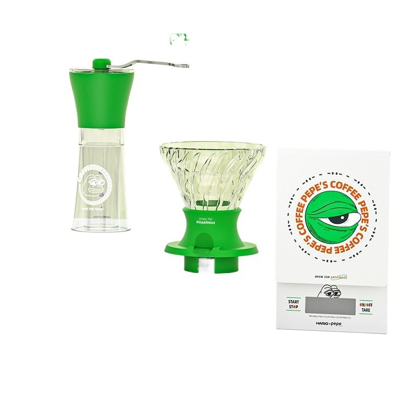 HARIO PEPE Sad Frog Joint Hand-made Coffee Filter Paper V60 Smart ...