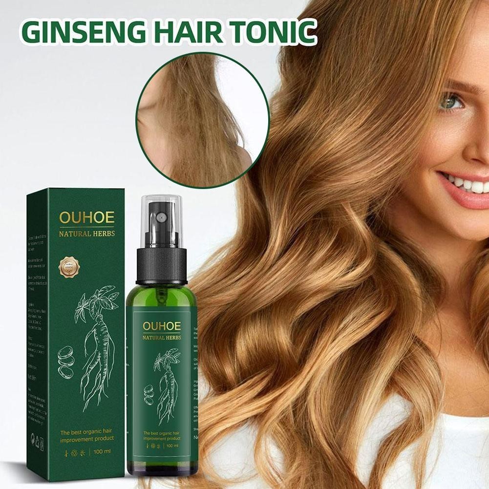 Ginger Fast Hair Growth Essence Spray Ginger Juice Hair Women Men
