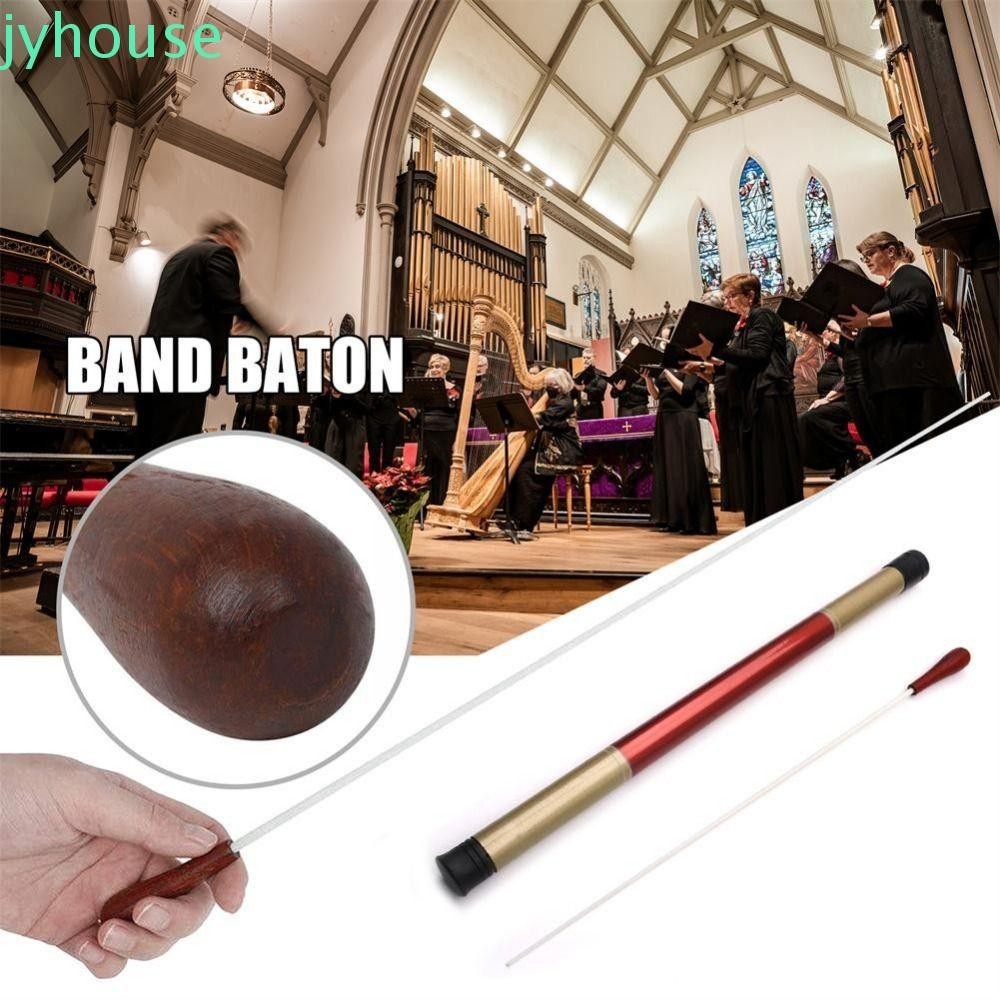 JYHOUSE Conductor Stick, Fiber Tube Ebony Wood Orchestra Band, Rhythm ...