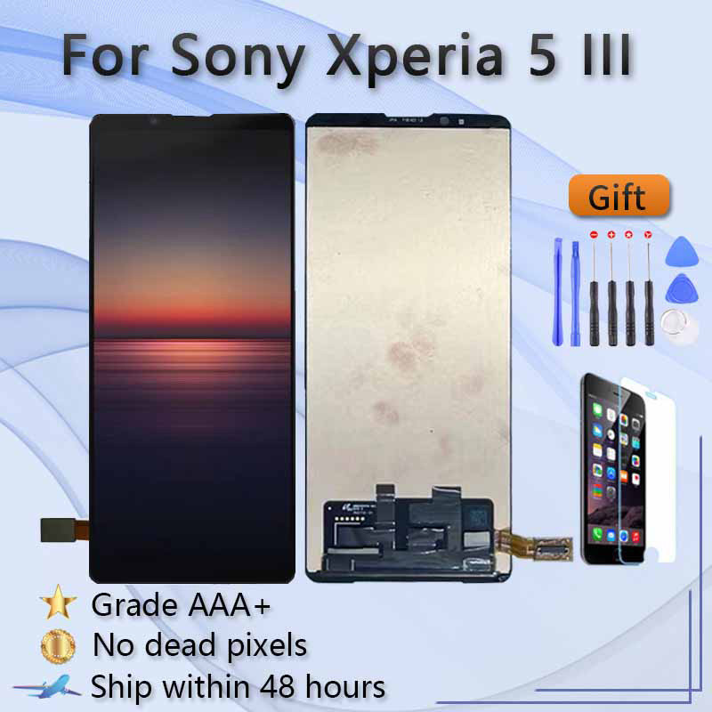 6.1" OEM LCD For SONY Xperia 5 III Display LCD XQBQ62/G, XQBQ52G XQBQ52B XQ-BQ72 Touch Screen ...