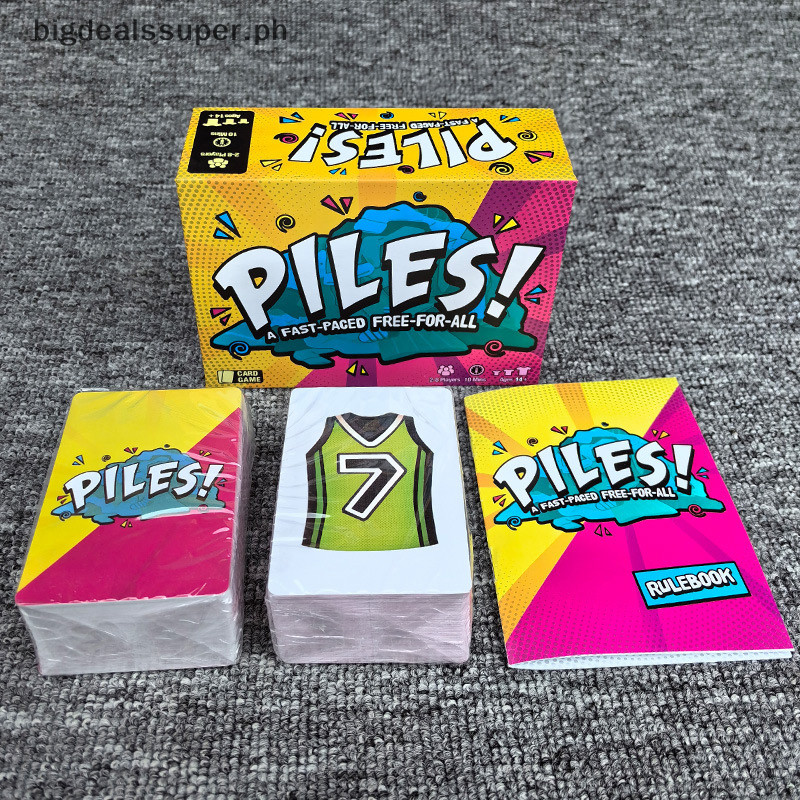 Pro English Version Of Board Game Piles Card Game Deck A Fast-paced ...