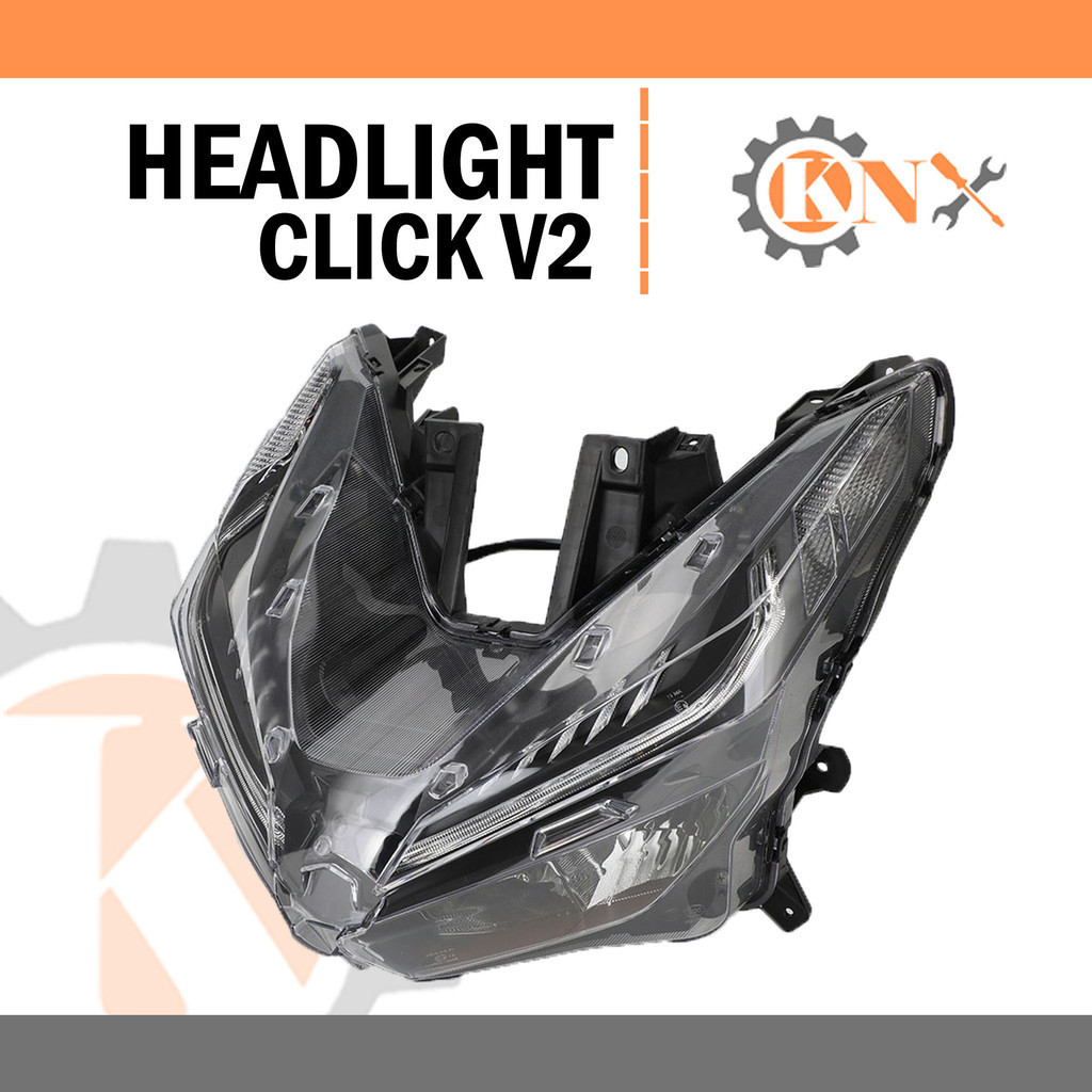 Honda Click v2 Headlight Assy click 125i 150i Headlight plug and play ...