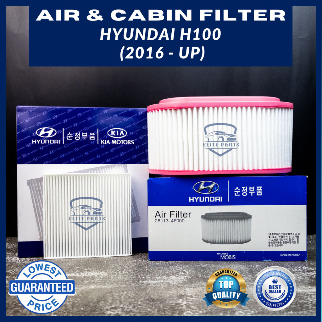 FILTER SET AIR & CABIN FILTERS for HYUNDAI H100 (2016-UP) (28113-4F000 ...