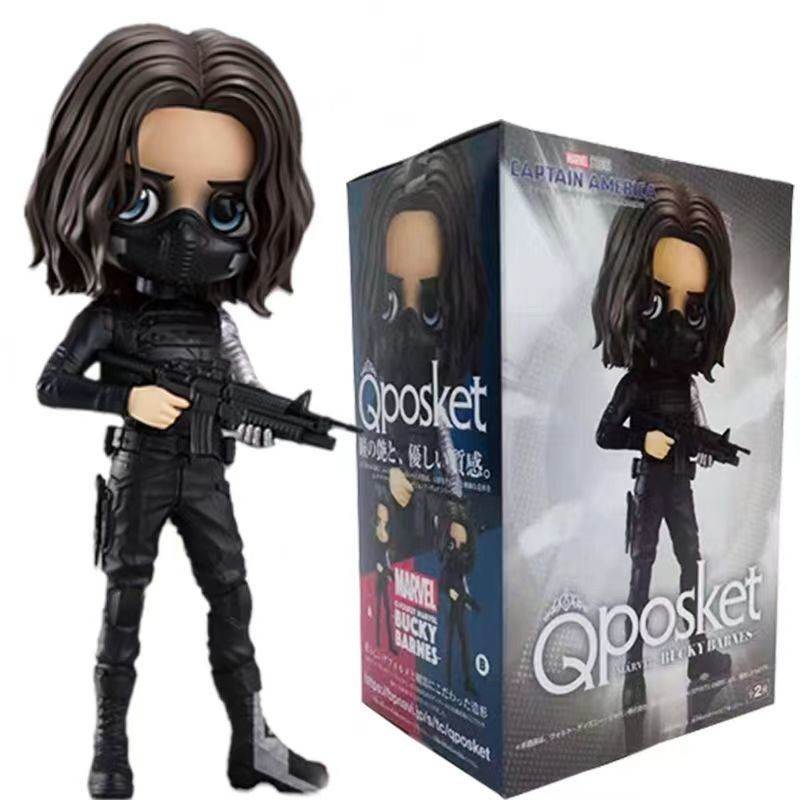 Qposket Marvel Avengers Magic Captain Types A and B Black Widow Puppet ...
