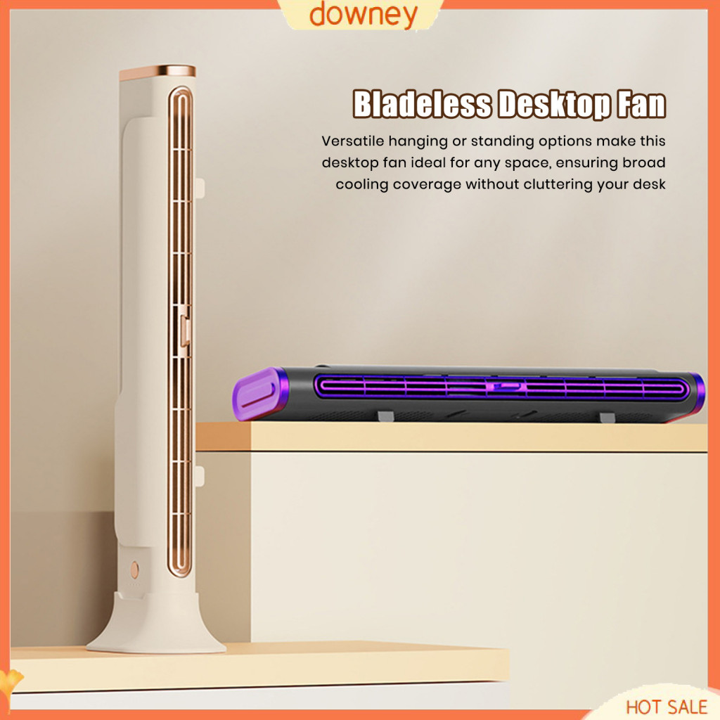 {downey} Bladeless Desktop Fan Bladeless Airflow Design Fan Bladeless ...