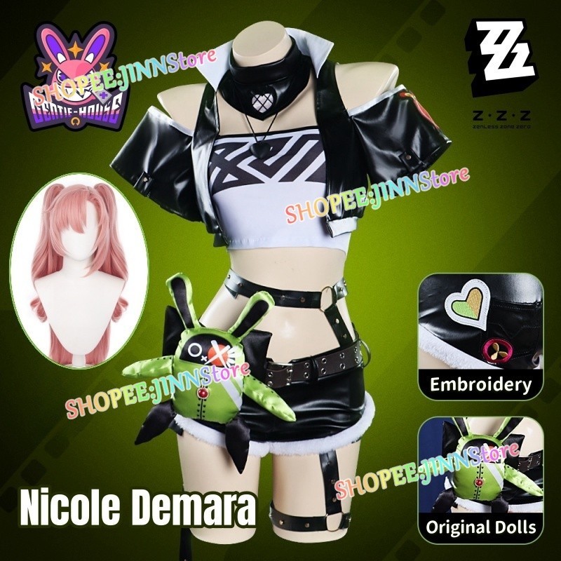 - JINN - NICOLE DEMARA Cosplay Costume ZENLESS ZONE ZERO NICOLE Cosplay ...