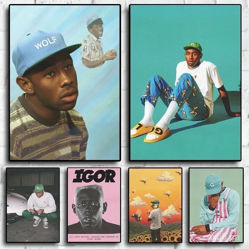 American Pop Rapper Tyler The Creator Poster Hit Music Album Cover Life ...