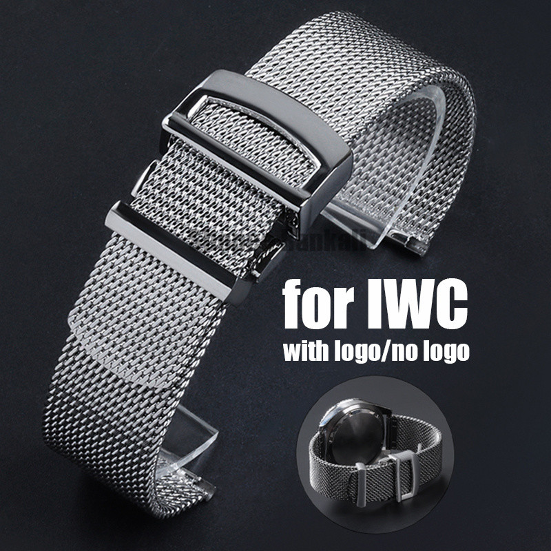20mm 22mm Luxury Mesh Metal Watch Band Stainless Steel Watch Strap ...