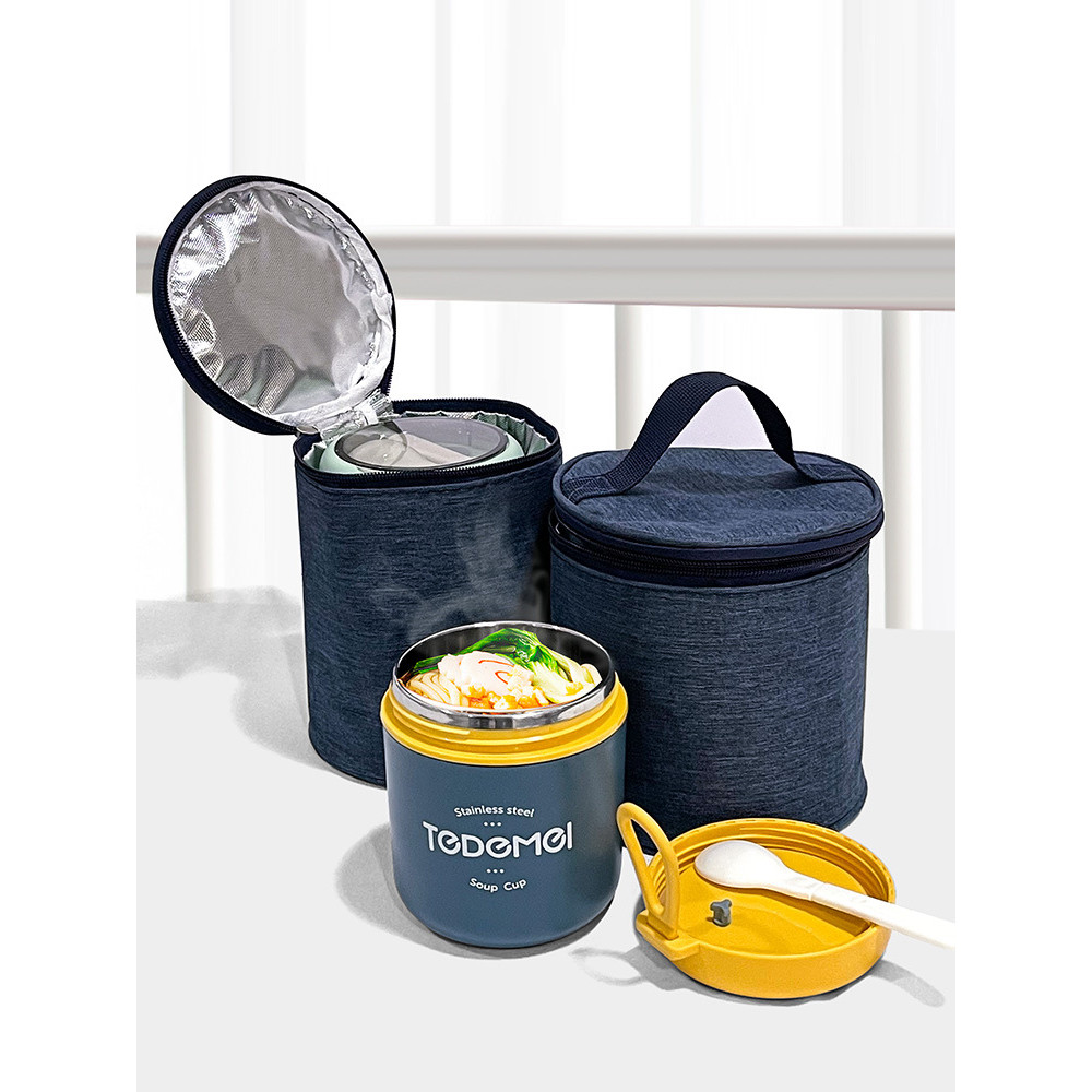 Aluminum Foil Insulated Lunch Box Bag Lunch Bag round Rice Bucket Bag ...