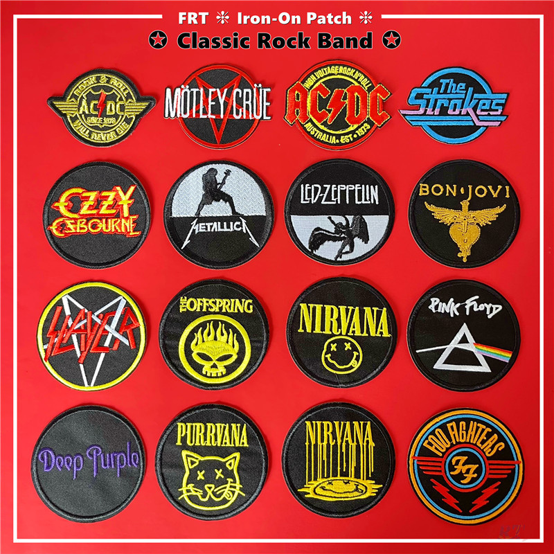 ☸ Classic Rock Band Logo Series 04 Iron-on Patch ☸ 1Pc Speed Metal ...