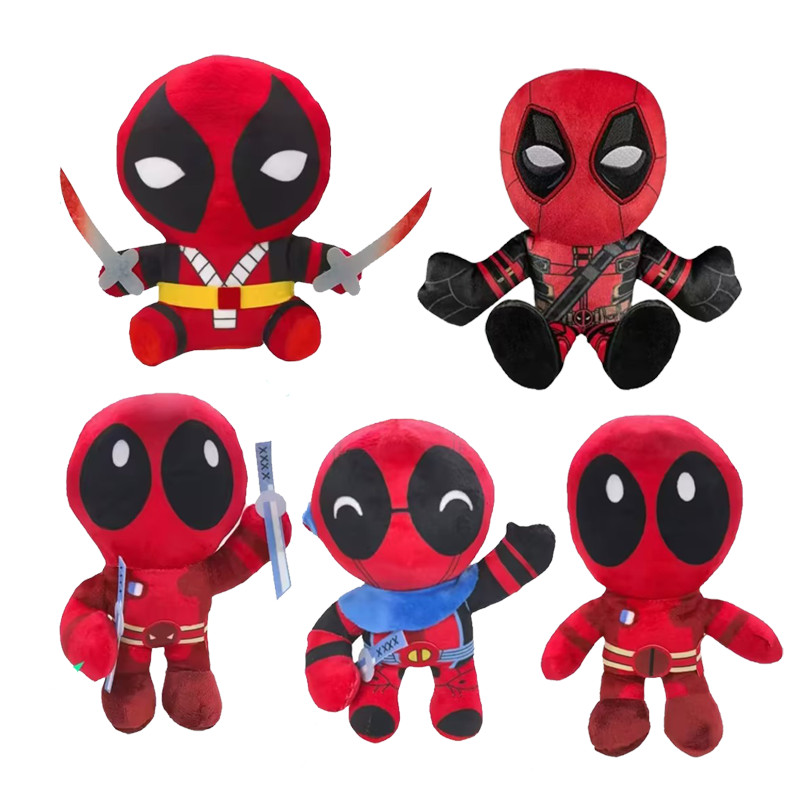 Action Figure Deadpool Plush Dolls Gift For Kid Home Decor Plush Toys ...