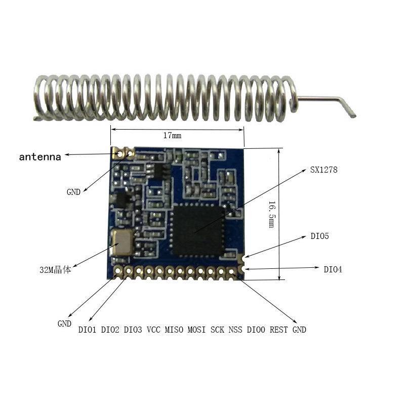 Lora Module SX1278/SX1262/SX1268 Transmission distance 5Km Long-Range ...