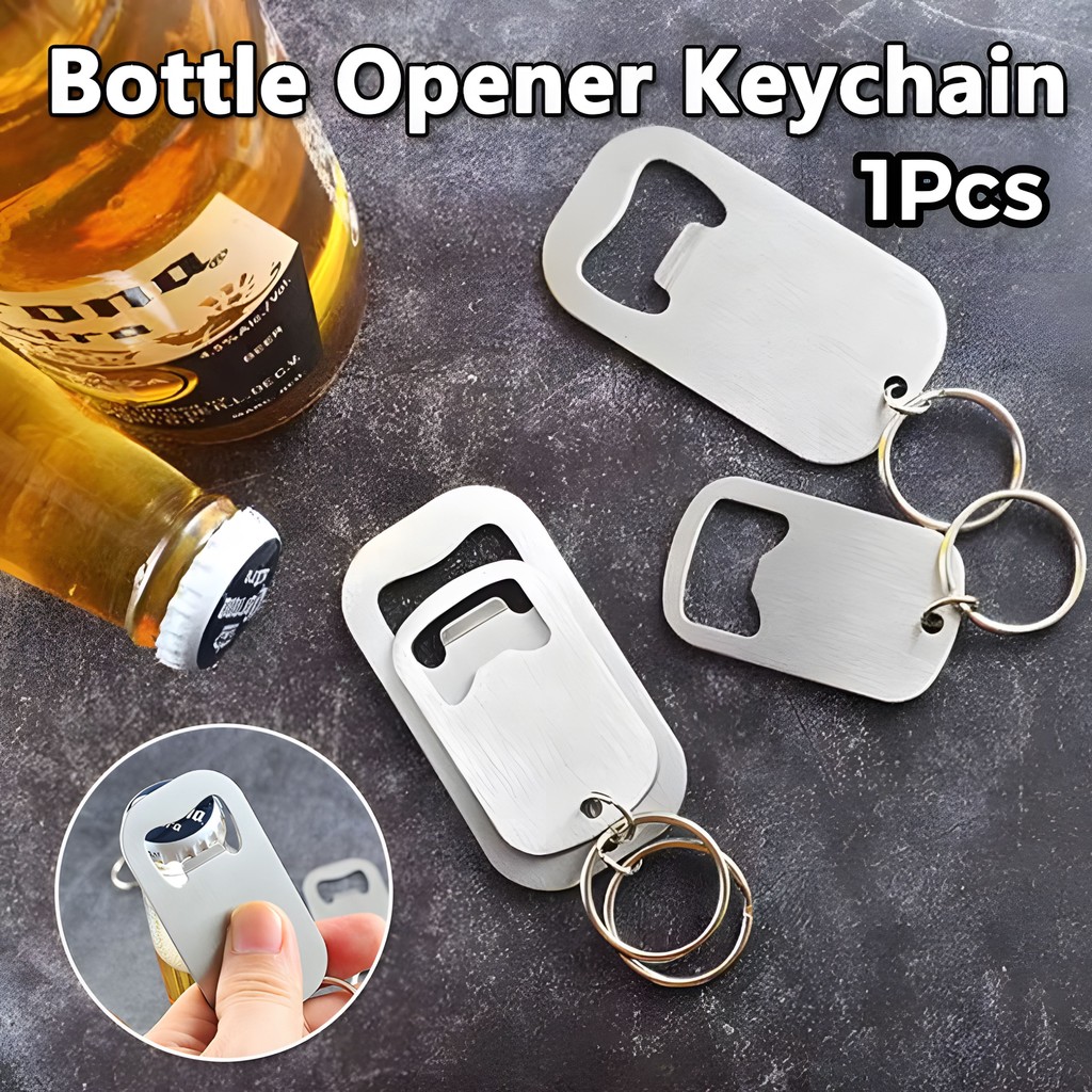 1PCS Stainless Steel Bottle Opener Multi-function Bottle Opener Key ...