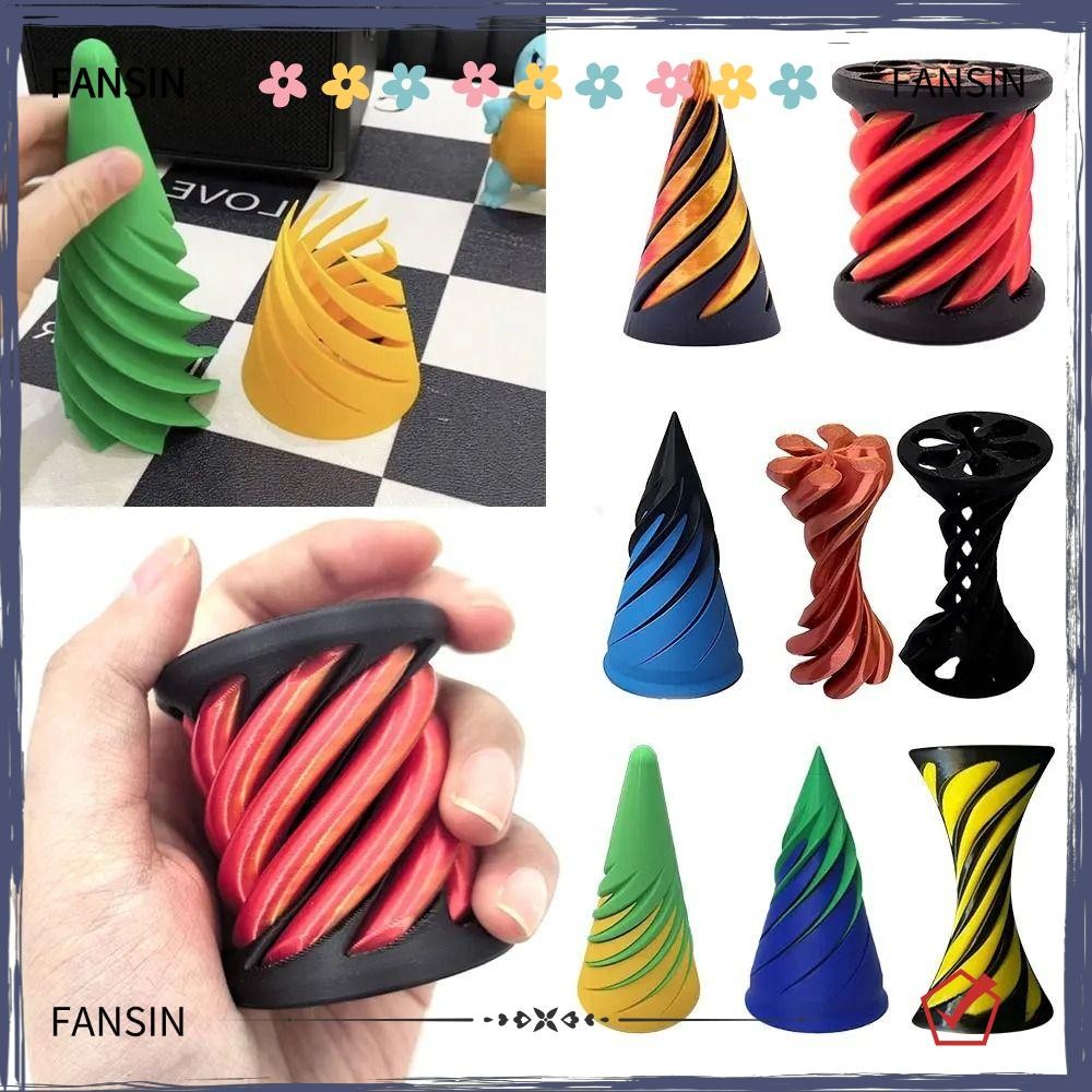 FANSIN Spiral Cone Fidget Toy, Math Games Intelligence Development ...