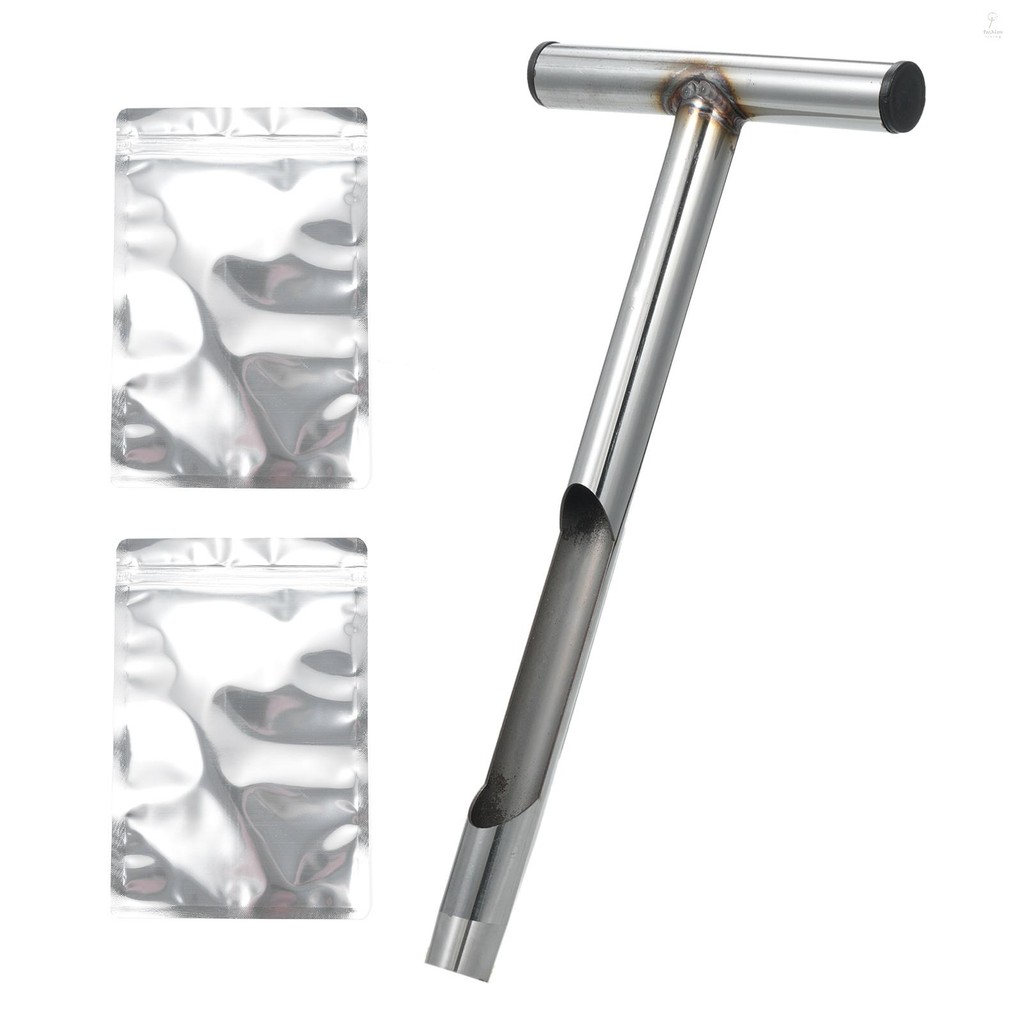 FLP Soil Sample Probe 13 Inch Metal T-Style Handle Soil Probe Rod with ...