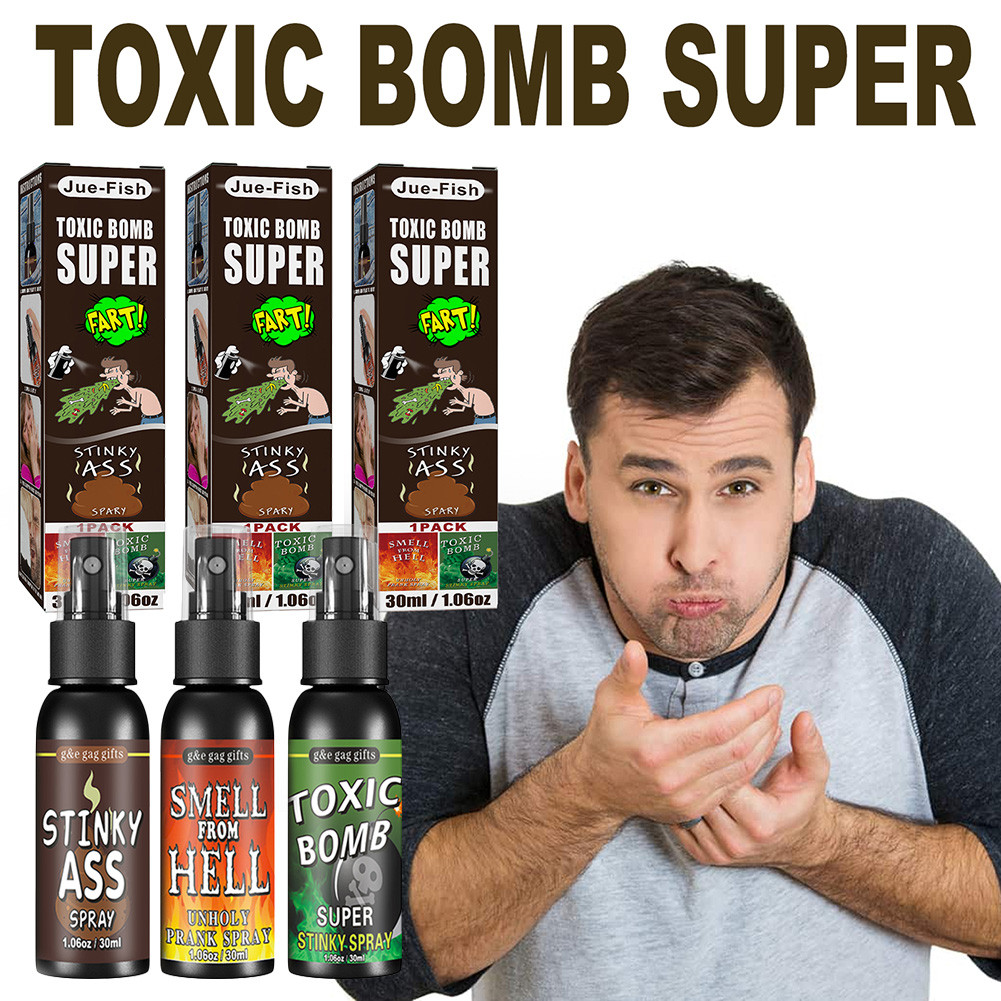 Yolanda9 30ml Fart Gag Spray Prank Joke Plastic Stinky Gas Party ...